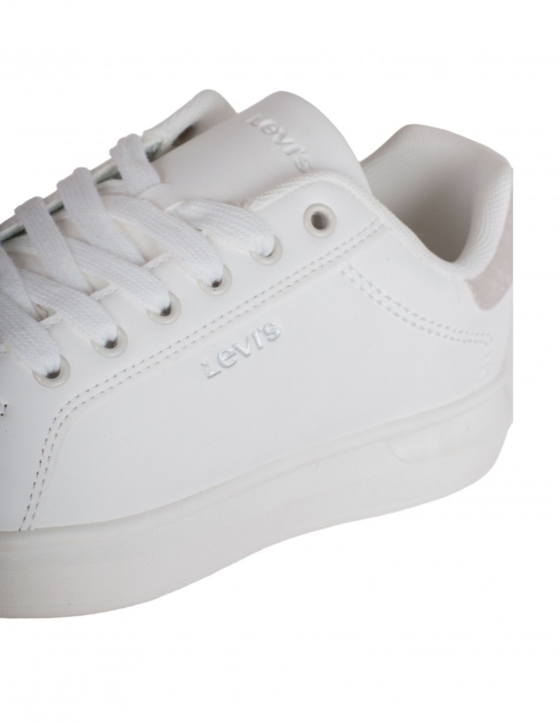 LEVIS Zapatillas Blancas Casual Mujer - PERA LIMONERA
